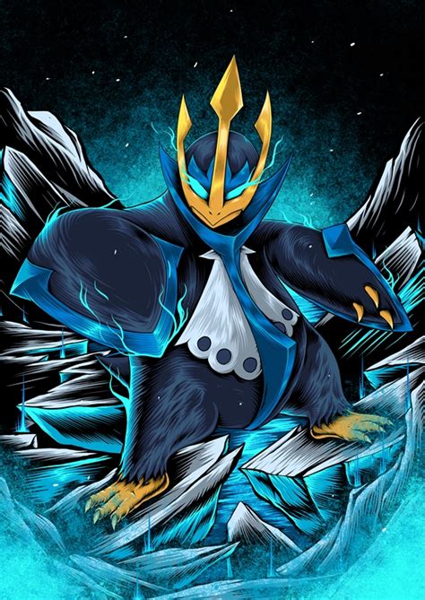 Empoleon Posters And Prints By Bulukumis Printler