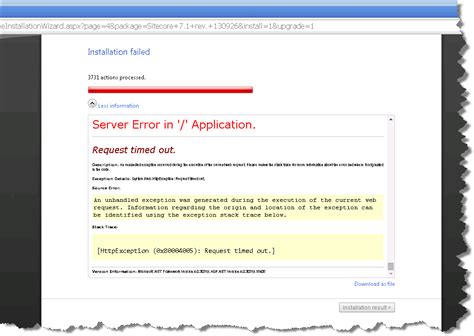 System Web HttpException Alan Coates Sitecore NET Blog