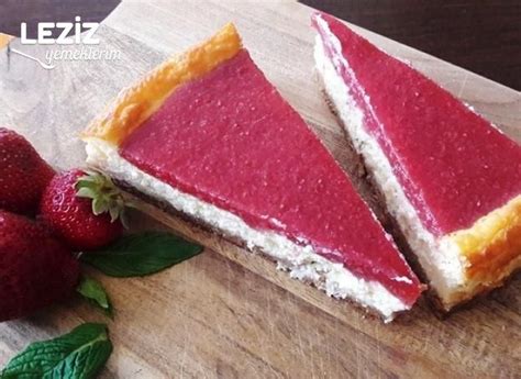 Çilekli Cheesecake Bayılacaksınız Leziz Yemeklerim