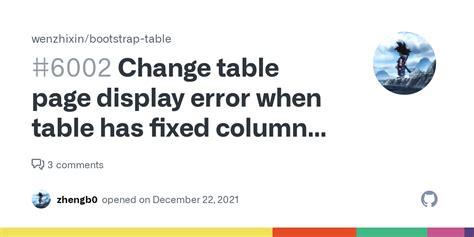 Change Table Page Display Error When Table Has Fixed Columns And Sticky Header Issue