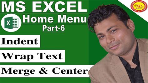 How To Indent Wrap Text Merge And Center In Excel Ll Excel Tutorial Part 6 Youtube