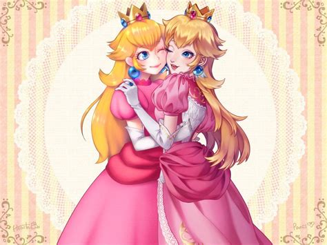 Seeing Double Princess Peach Scrolller