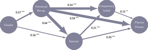 Results Of The Structural Equation Modeling Between Gender And Being A Download Scientific