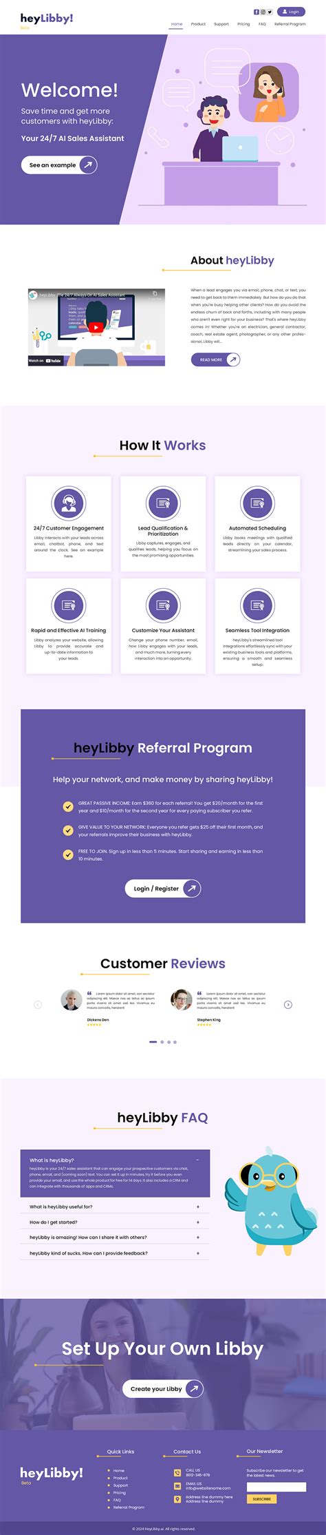 Modern Professional Saas Tool Web Design For A Company By Creations