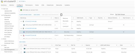 Recovering A Vsan Disk Group From A Failed Esxi Host Virtualslices