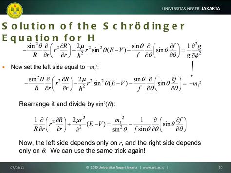 Fisika Modern 08 Schrodinger Eqinhydrogenatom Ppt