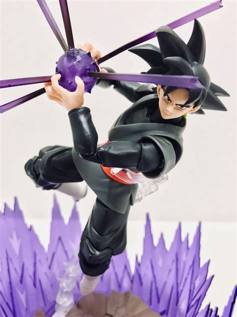 Sh Figuarts Goku Black Kamehameha By Johnny E On Deviantart