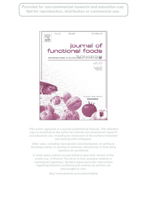 Pdf Effects Of Saffron Extract And Crocin On Anthropometrical Nutritional And Lipid Profile