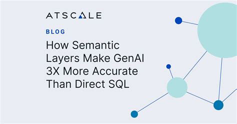How Semantic Layers Make Genai 3x More Accurate Atscale