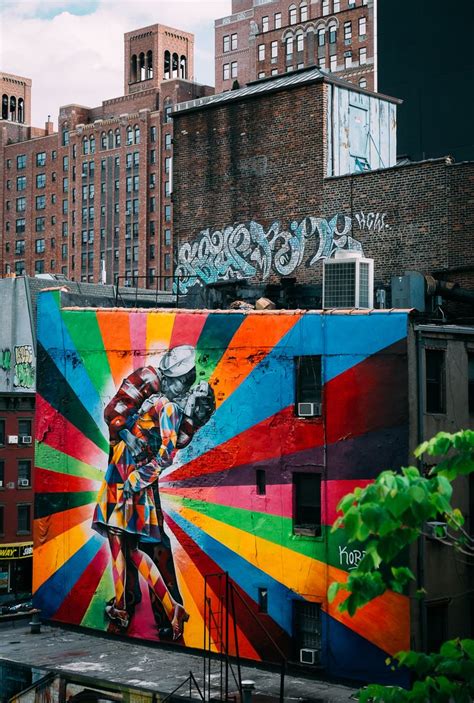 New York Usa Chris Eberhardt Wonders Of The World Street Art