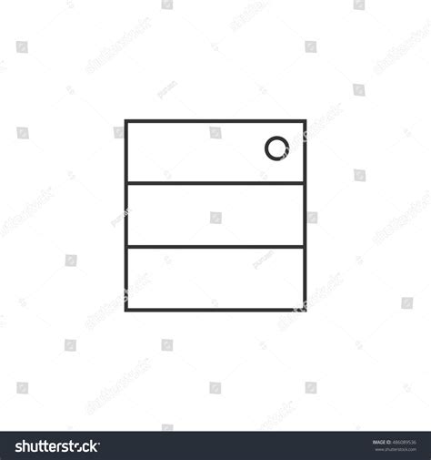 Database Icon Thin Outline Style Hardisk Stock Vector Royalty Free 486089536 Shutterstock