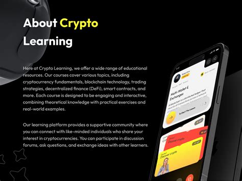 Crypto Blockchain Learning Mobile App Ui Design Images Behance