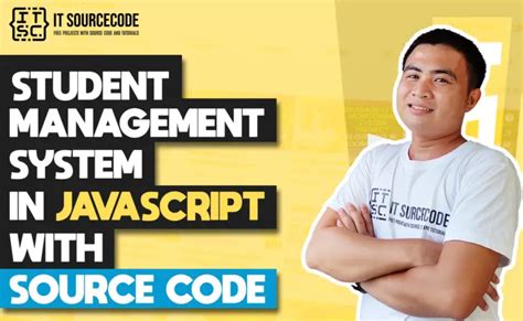 Student Management System In Javascript With Source Code Video
