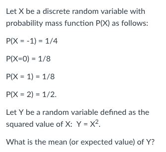 Solved Let X Be A Discrete Random Variable With Probability Chegg