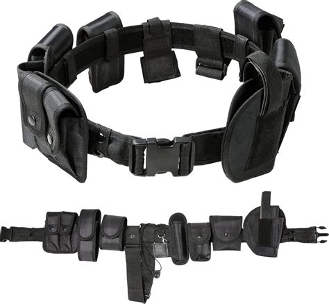 Police Tactical Belt 10 In 1 Police Tactical Duty Belt Security Guard