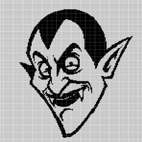 Dracula Crochet Afghan Pattern Graph