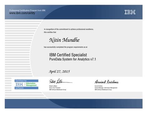 Ibm Certified Administrator Ppt