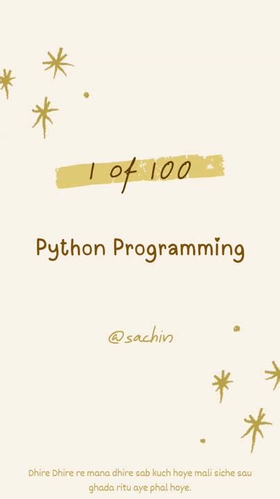 Sachin Kushwaha On Linkedin Pythonbootcamp 100daysofcode Learningpython Codingjourney