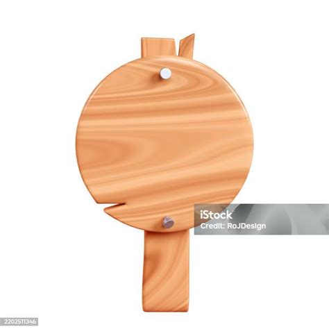 텍스트 상자 기둥에 균열과 못이 있는 나무 원형 명판 만화 3d 렌더링 그림 3차원 형태에 대한 스톡 사진 및 기타 이미지 3차원 형태 간판 갈색 Istock