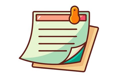 A Vibrant Memo Sheet With A Clip Ready For Jotting Down Notes Or Reminders In Any Workspace
