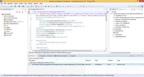 Java How To Fix Error In Maven Build For New Spring Boot Application