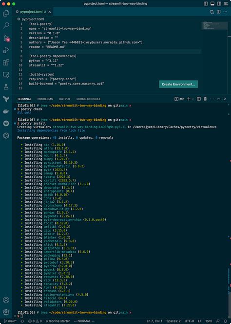 Streamlit Two Way Binding With Debugging Using Poetry And Vs Code