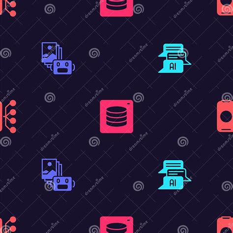 set chat bot artificial intelligence robot server data and neural