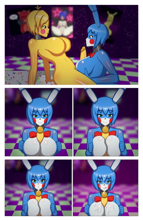 Rule 34 1futa 1girls Anthro Blackfox6409 Blue Body Blue Eyes Blue Hair Blue Skin Bonnie Fnaf