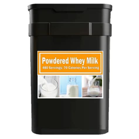 Buy Powdered Whey Milk For Long Term Storage 25 Year Shelf Life
