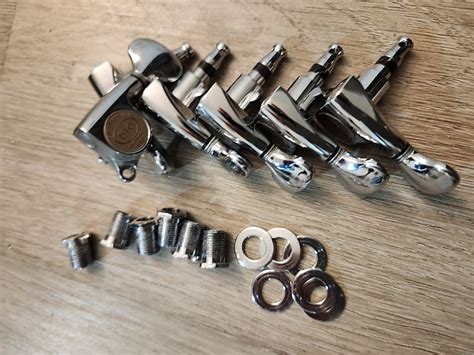 Gotoh Mini 510 6 In Line Chrome Tuners Reverb