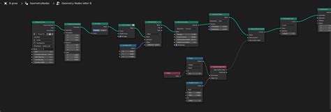 Growing Type Animation Created By Geometry Nodes Is Glitching When