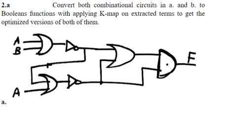 Answered Convert Both Combinational Circuits In Bartleby