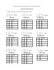 CNIT Active Learning Pdf CNIT Intro Computer Architecture Boolean Logic CNIT Active Learning Pdf CNIT Intro Computer Architecture Boolean Logic