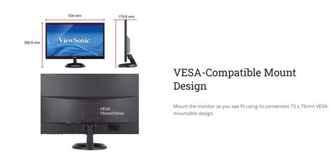 ViewSonic VA2261-2 22″ 1080p Home and Office Monitor – New – ZAH Computers