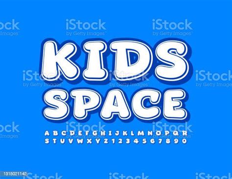 벡터 크리에이티브 사인 키즈 스페이스 알파벳 편지와 숫자의 만화 세트 0명에 대한 스톡 벡터 아트 및 기타 이미지 0명