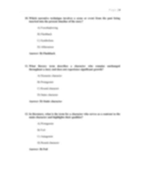 Solution 50 Mcq S For K 12 Ap English Literature And Composition Grade