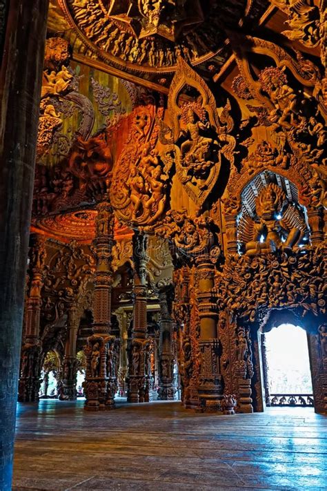 Sanctuary Of Truth Interior Stock Image Image Of Sanctuary Tourism