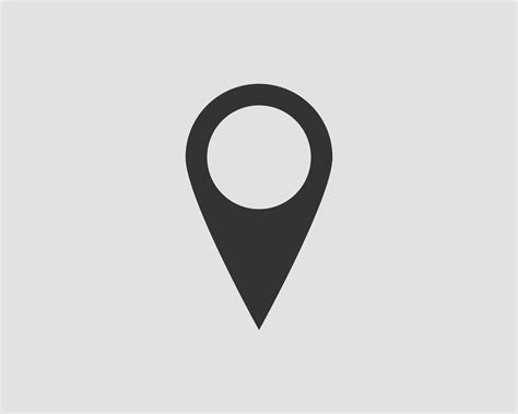 Map Icons Marker Pointer Pin Location Vector Icon Gps Navigation Symbol 12881240 Vector Art