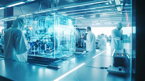 Data Scientists Work In A Modern Laboratory Of A Technology Company On The Development Of A