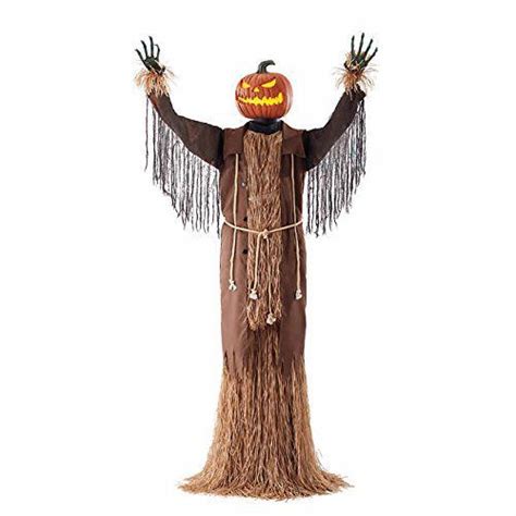 outdoor motion activated halloween decorations in 2024 animated pumpkins halloween