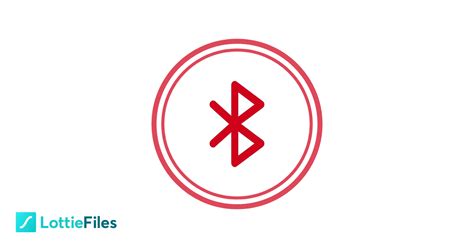 Red Bluetooth Icon By Richard Gravine Lottiefiles