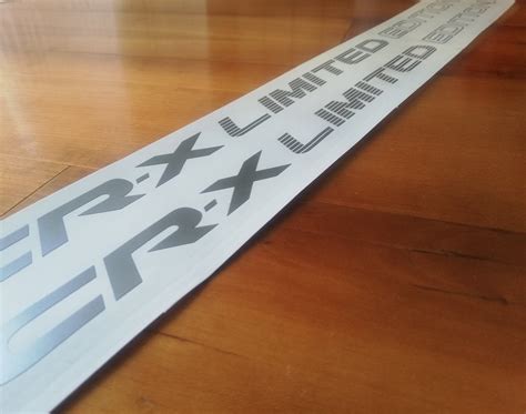 Crx Civic Ed9 Ee9 Limited Edition Ii Side Stickers Fits 88 91 D16