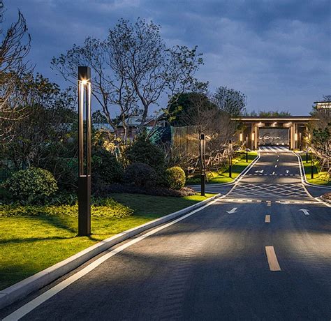 户外3米led庭院灯小区景观照明灯具口袋公园花园定制方柱防水路灯 花瓣网