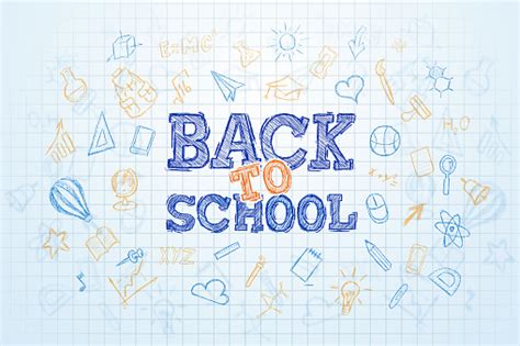 창조적 인 배경 비문 학교로 돌아가기 교육 요소 및 배경에 있는 텍스트 공간 3d 일러스트레이션 3d 렌더링 3차원 형태에 대한 스톡 사진 및 기타 이미지 Istock