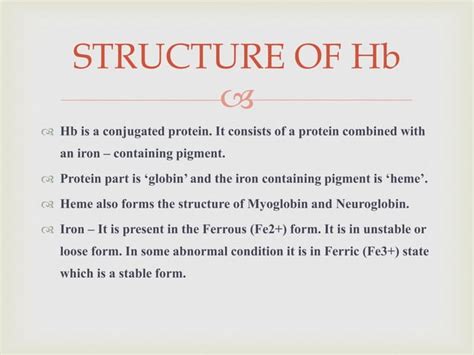 Hemoglobin Synthesis Pptx Chemistry Science