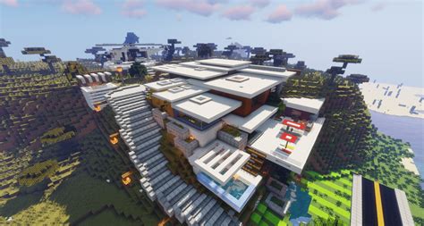 Modern House Minecraft Map Minecraft Modern House Map 11221112