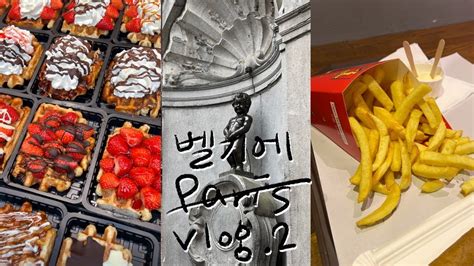 4k Belgium Vlog2 🤍 파리 북역에서 벨기에 브뤼셀 당일치기 벨기에 와플 감자튀김 유럽 3대 허무 관광지 오줌싸개 동상 벨기에 홍합요리 Youtube