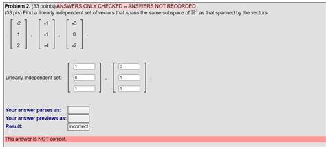 Solved Problem 2 33 Points Answers Only Checked