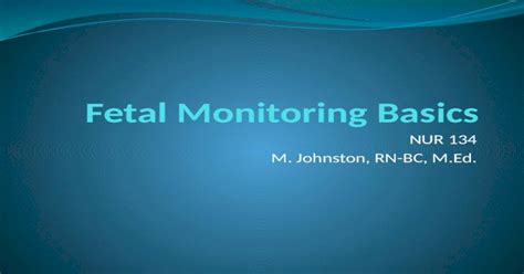 Pptx Fetal Monitoring Basics Dokumen Tips