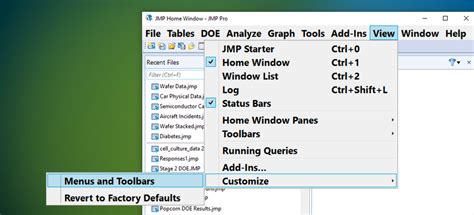 How Do I Make A Custom Toolbar Shortcut Can I Do It With A Cat Yes Jmp User Community